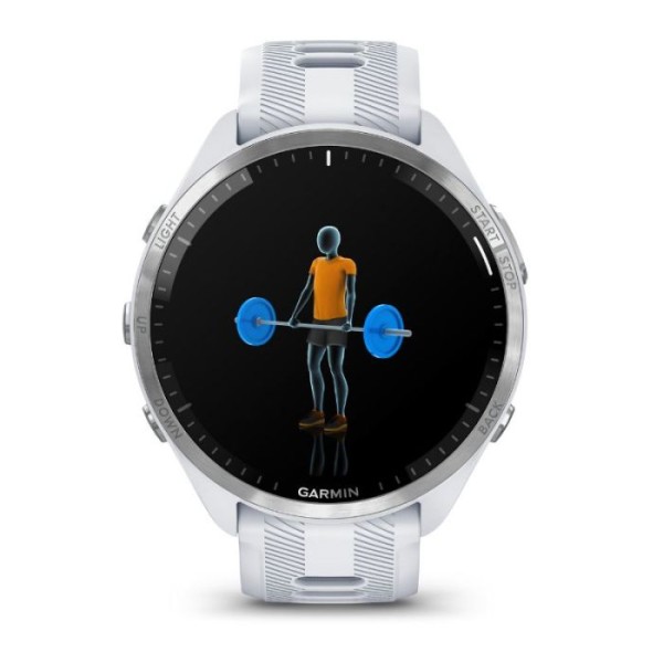 Garmin Forerunner 965 46 mm White Stone/Powder Grey