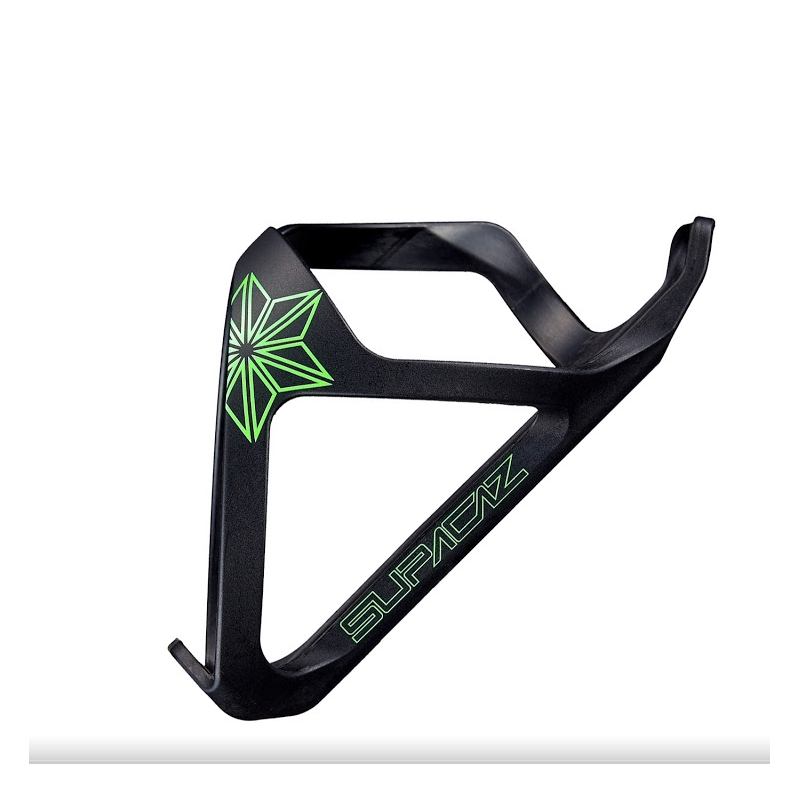 Supacaz Tron side bottle cage Green logo – Cavaliere Bici