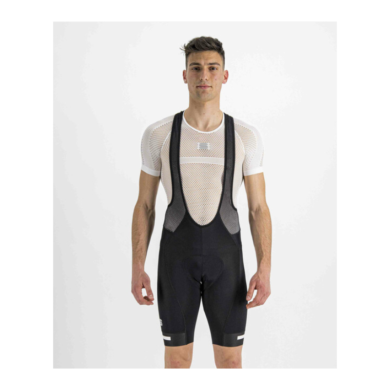 Sportful Neo Black/White Bib Shorts – Cavaliere Bici
