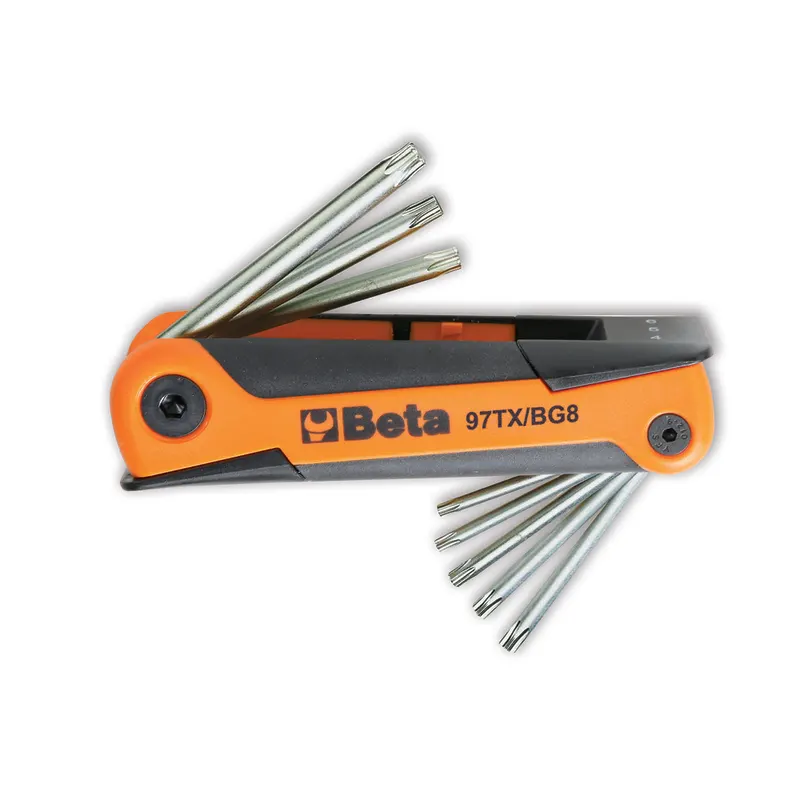 Beta Chiavi Multiuso TorX 8PZ (KIT: T9/T10/T15/T20/T25/T27/T30/T40) Ne ...